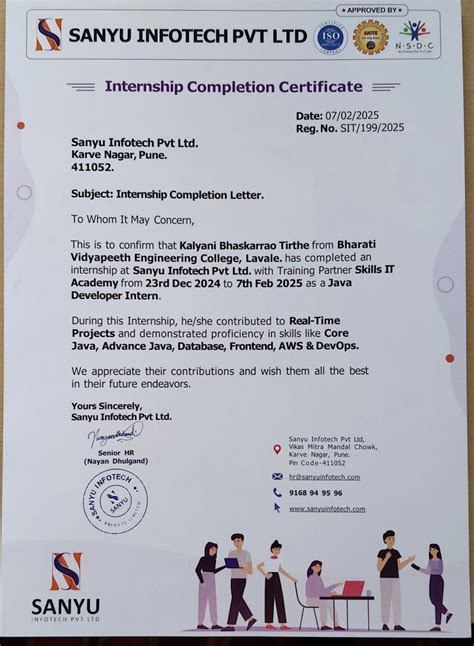 Fullstackdeveloper Angular Java Webdevelopment Techskills Kalyani Tirthe