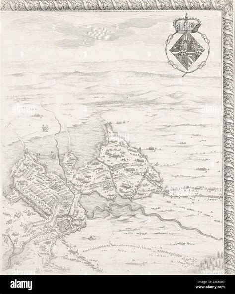 Siege Of Breda August 27 1624 June 5 1625 Top Right Part Siege De Breda Title On Object