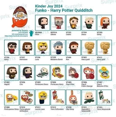 Kinder Joy Harry Potter 2024 Aggiornat 14 Febbraio Collezionismo In