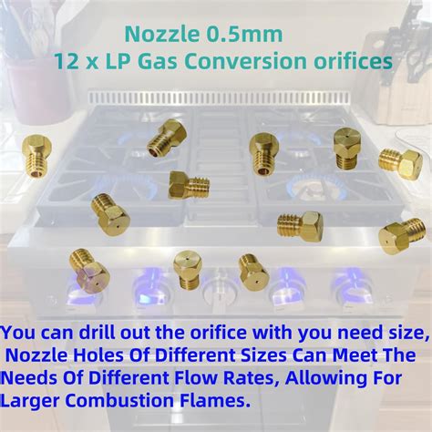 Burner Orifice Size Chart Natural Gas And Propane Stove Conversion