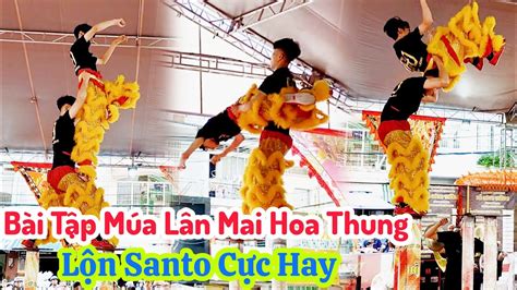 Múa Lân Cực Hay 2024lsr Chung Huy Đường Tập Múa Lân Thi Giải Đỗ Công