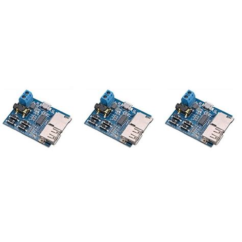 3x Mp3 Lossless Decoding Board Mp3 Decoder Module Tf Card U Disk Decoding Player Comes With