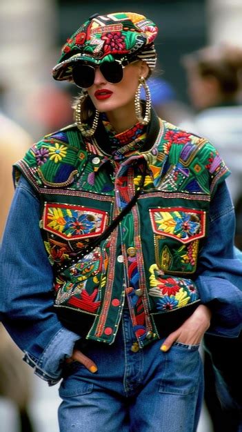 Premium Photo 90s Visual Trend In Lifestyle And Fashion Embracing The