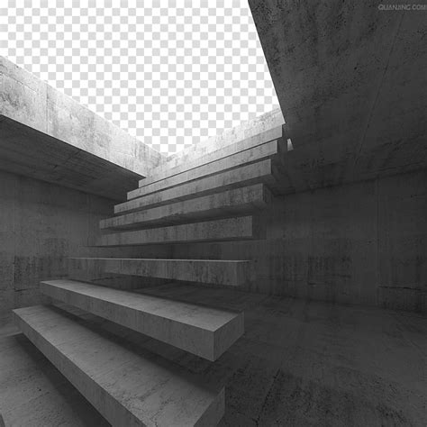 Black And White Concrete Stairs Basement Basement Stone Steps