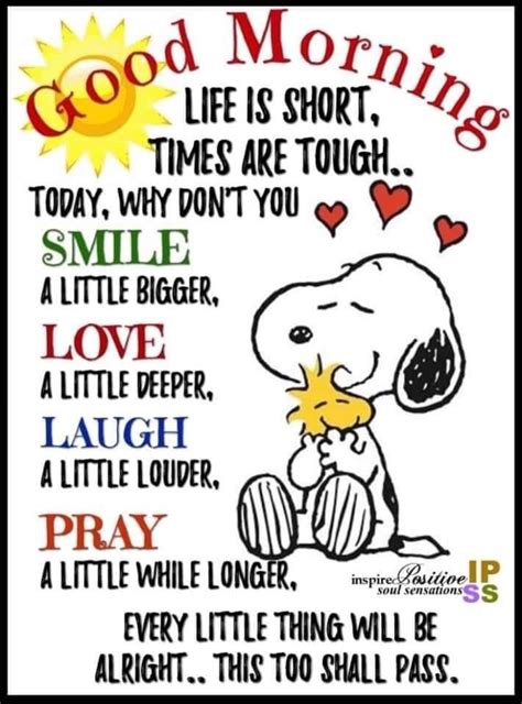 Pin By Virginia Lee Walpole On Happiness ️ Snoopy Peanuts Good Morning