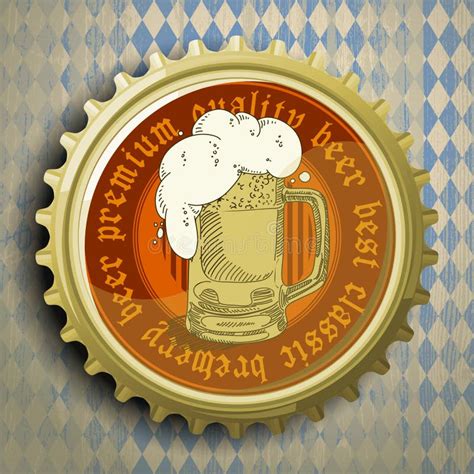 Background With Beer Cap Stock Vector Illustration Of Season 76833302