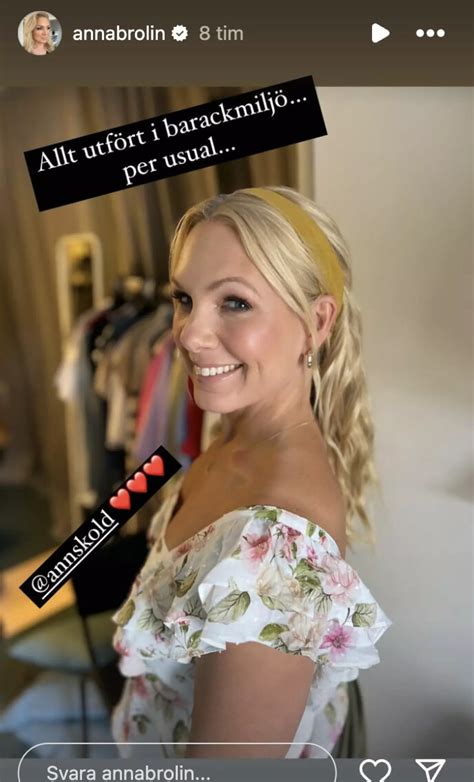 Anna Brolin Om Slitiga Perioden Vid Inspelningen Av Farmen ”vraktillstånd” Hänt