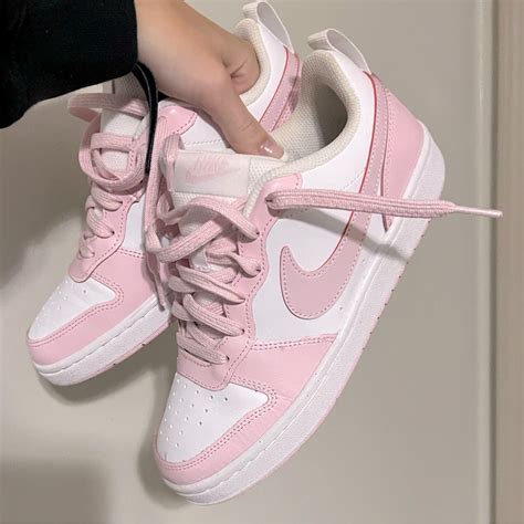 Nike Dunks Pink Nike Shoes Preppy Shoes Cute Nike Shoes