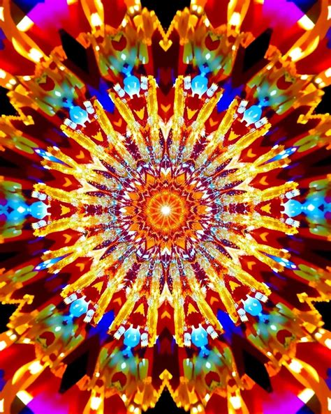 Hypnotic Mandala Kaleidoscope 11 Free Ai Photo Generator Starryai