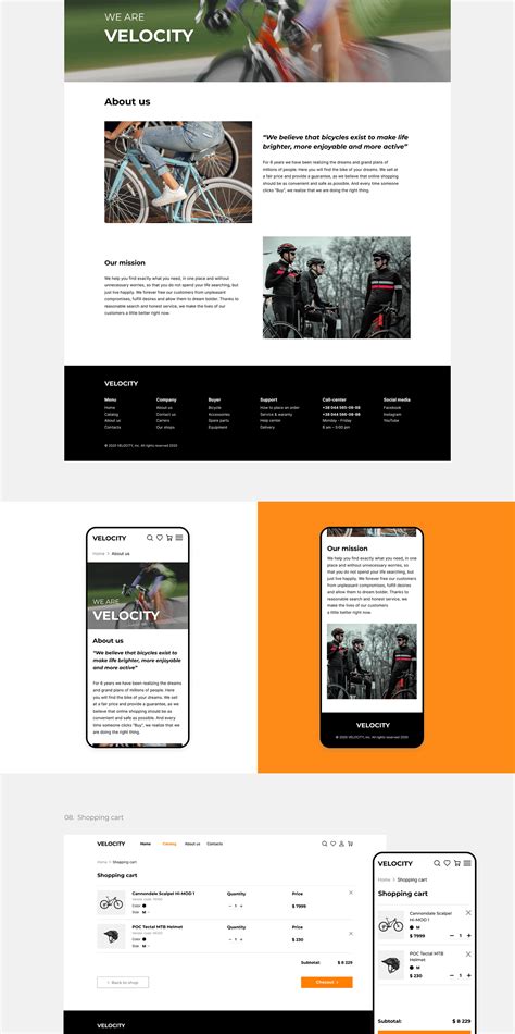 Bicycle E Commerce Website Concept On Behance