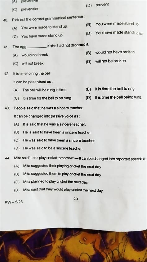 A Preventived Preventc Prevension40 Pick Out The Correct Gramma