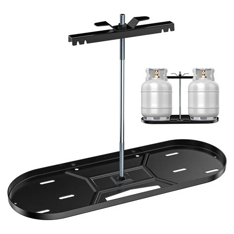 Rv Propane Tank Holder Skyflame Rv Dual Propane Tank Rack Heavy Duty
