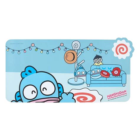 Desk Mat Hangyodon Sanrio Meccha Japan