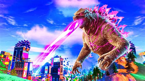 Godzilla Boss Fight Event 99 Bots 8683 2961 6898 By Gameext Fortnite Creative Map Code