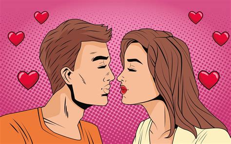 Desenho De Duas Pessoas Se Beijando Fdplearn