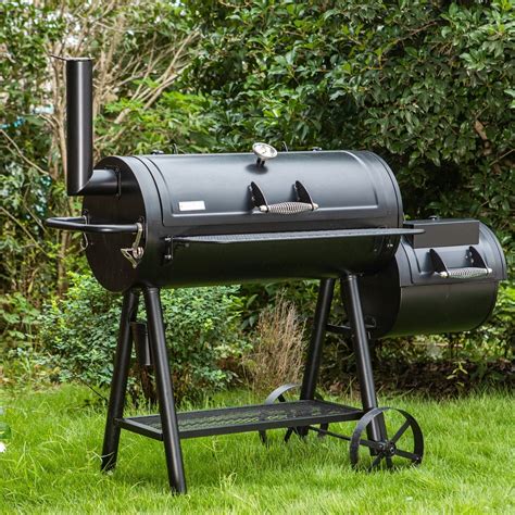 Summit Living Charcoal Grill With Offset Smoker 941 Extra Large Bbq Gr