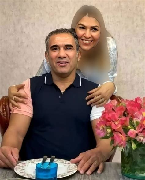 عکس عاشقانه احمدرضا عابدزاده با همسر شیک اش عقاب هنوز جذاب است