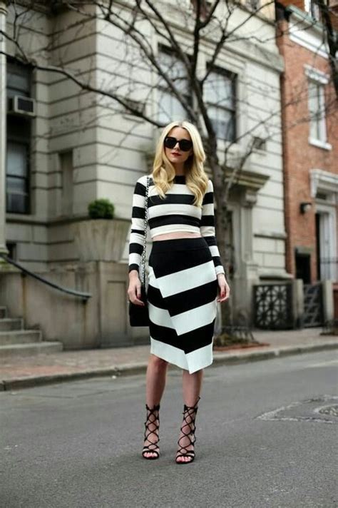 Loveblack And White Stripes Fashion Style Fashion