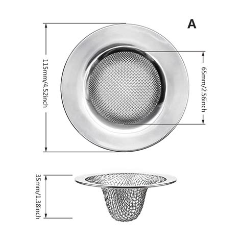 Kitchen Sink Strainer Stainless Steel Drain Filter Grandado