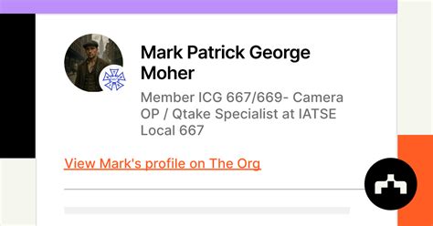 Mark Patrick George Moher Member Icg 667669 Camera Op Qtake