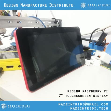 Jual Madeintridi Casing Raspberry Pi 7 Inch Touchscreen Display Case