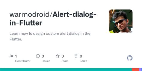 GitHub Warmodroid Alert Dialog In Flutter Learn How To Design Custom Alert Dialog In The Flutter