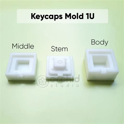 Silicone Mold Oem Keycap Mold F Row 1u R4 Artisan Keycap Mold