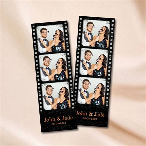 Film Strip Photobooth Template Movie Filmstrip Photo Booth Template 2x6