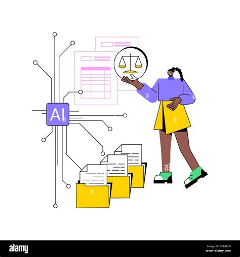 Ai Supported Document Automation Abstract Concept Vector Illustration