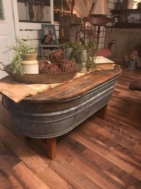 Diy Furniture Discover 15 Galvenized Tub Tables Ideas Home Diy