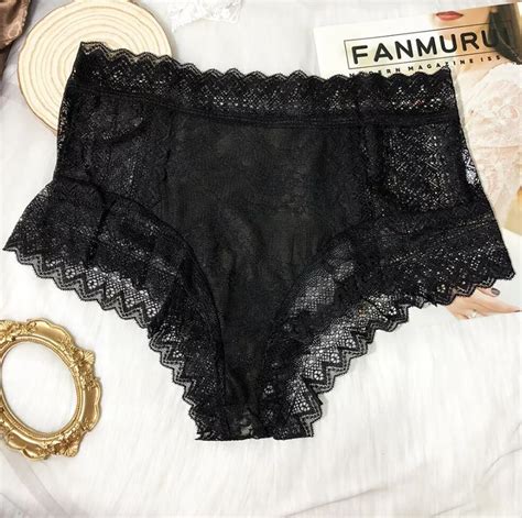 5 Pack Lot Womens Sexy French Lace Panties Lingeries Underwear High