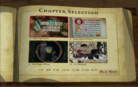 Snow White And The Seven Dwarfs Blu Ray Menu At Jason Davies Blog