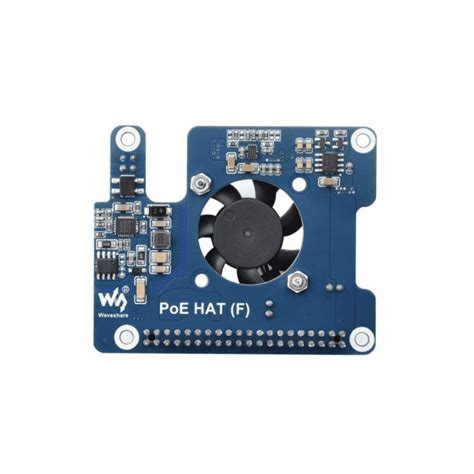 Power Over Ethernet Poe Hat With Cooling Fan For Raspberry Pi 5