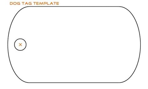 Dog Tag Templates Word Excel Fomats