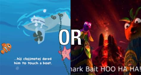 Finding Nemo Shark Bait