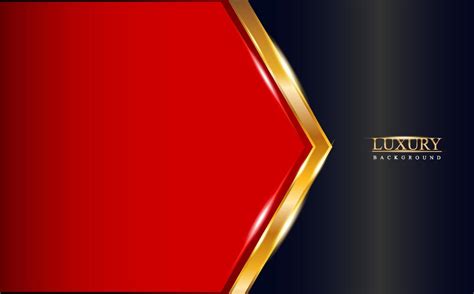 Fondo Rojo Negro Y Dorado