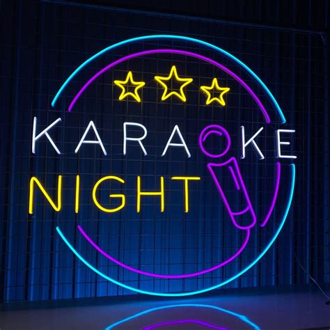 Handmadetneonsign Karaoke Neon Sign Karaoke Light Wall Art Decor Home