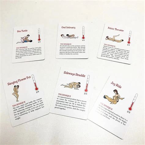 Sex Cards Game Adult Sexual Position Couples Foreplay Fun A Year Of Sex