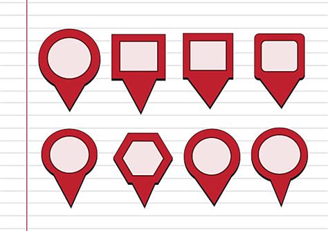 Map Pointers Mapping Pins Icon Label Communication Bubble Vector Label Communication Bubble