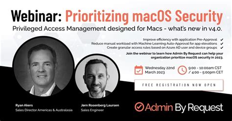 Join The Free Webinar Prioritizing Macos Security