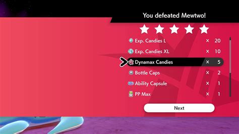 Pokemon Sword And Shield Every Candy And What They Do