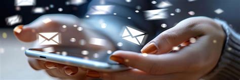 Person Managing Schedules And Emails Efficiently Using Smartphone Apps