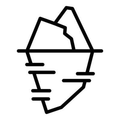 Iceberg Outline Vector Art Icons And Graphics For Free Download
