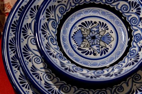 Ceramic Talavera Pottery Puebla Mexico Stock Image Image Of Design