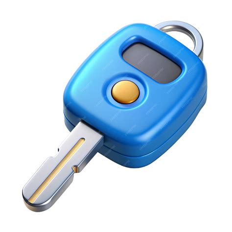 Uma Ilustração De Estilo De Desenho Animado Em 3d De Uma Chave De Carro