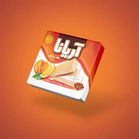 ویفر مربع 60 عددی شرکت صنایع غذائی هری اکبرزاده