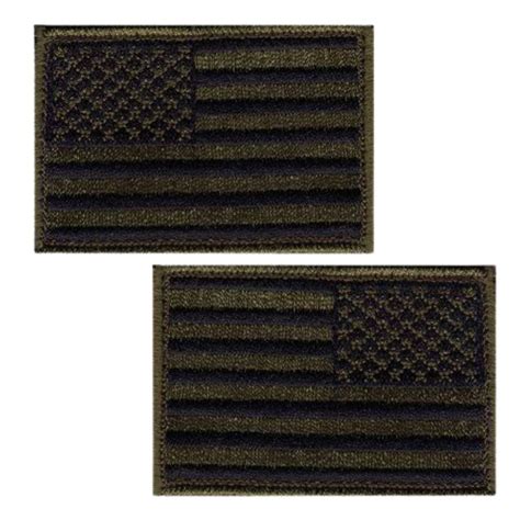 Blackhawk Subdued Coyote American Flag Patch Standard Or Reversed