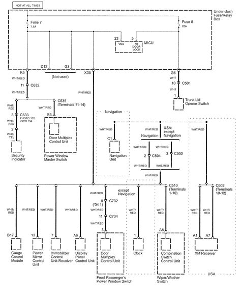Acura Tl 2006 Wiring Diagrams Power Distribution