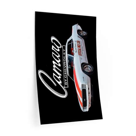 New 1969 Chevy Camaro Pace Car Wall Decal