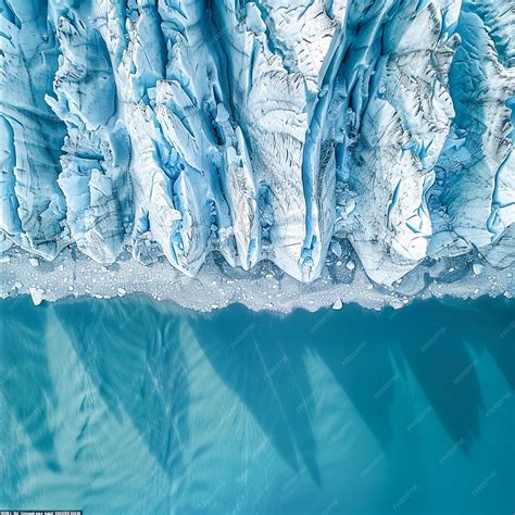 Aerial View Of Perito Moreno Glacier In Patagonia Argentina Premium
